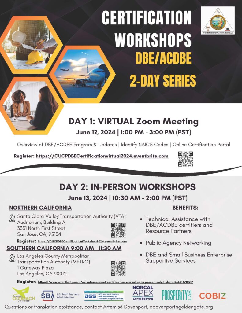 DBE & SBE Information - San Francisco Bay Ferry