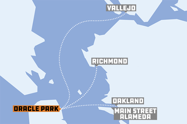 Oracle Park Ferry Service - San Francisco Bay Ferry